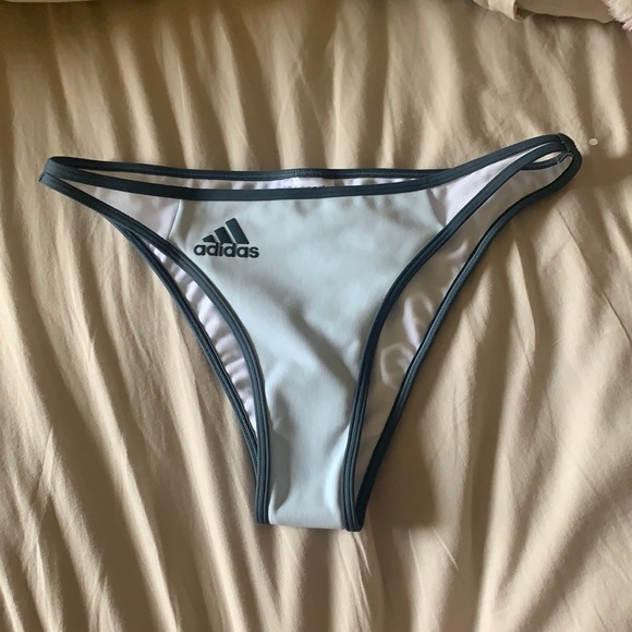 adidas | Swim | Adidas Sky Blue Bikini Bottoms | Poshmark